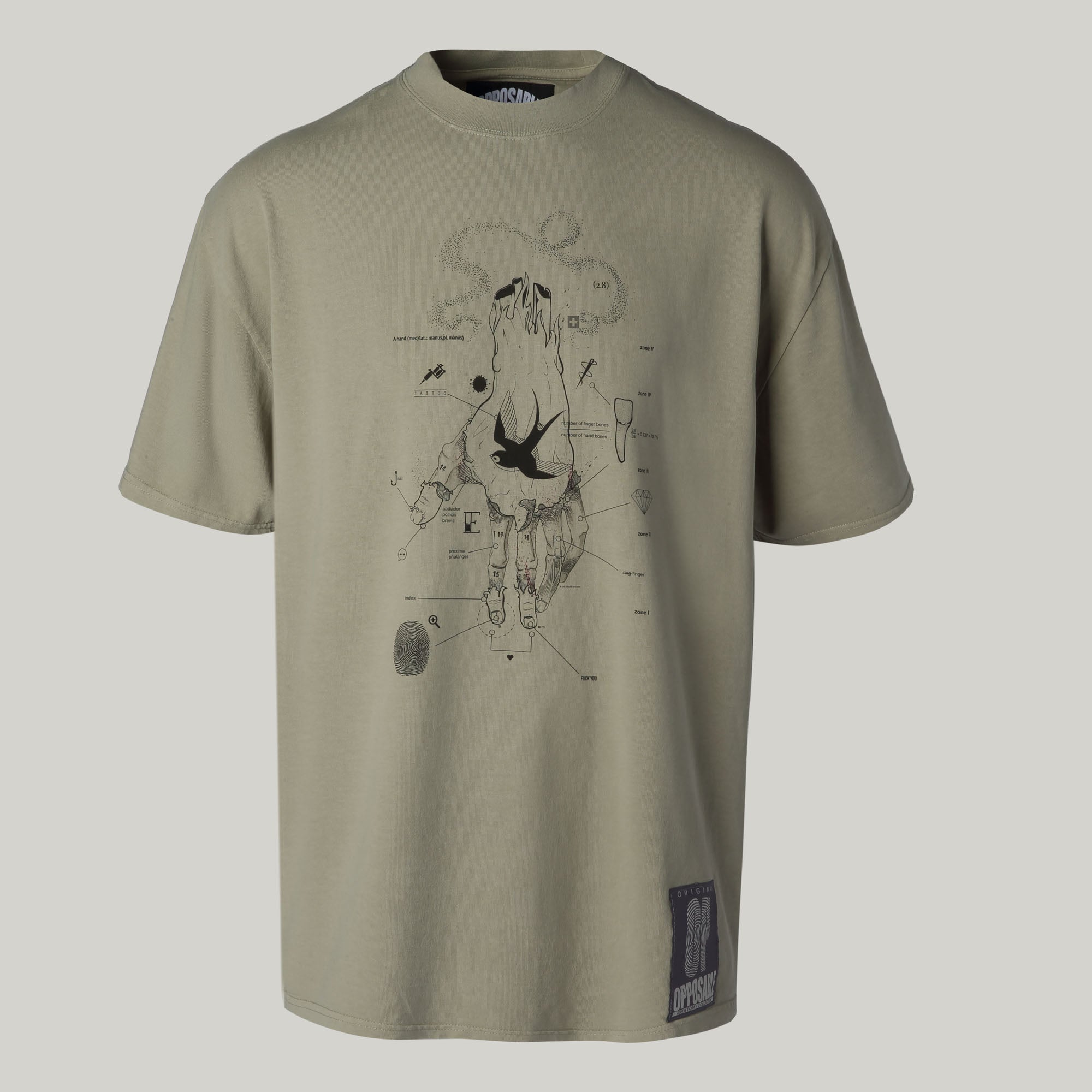 Dead Man’s Hand - Dusted Gum – Opposable Streetwear